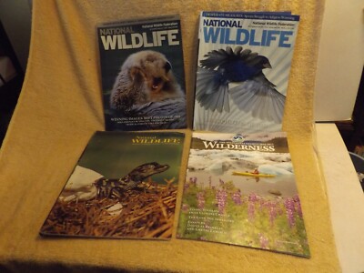 Lot of 4 Magazines 3 National Wildlife 1976, 2009-2010 & a 2010-2011 ...