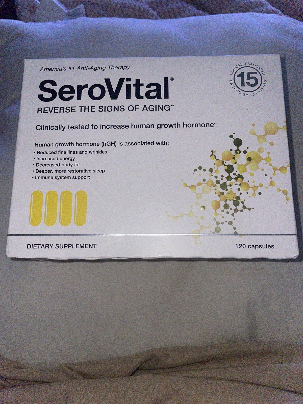 SeroVital Reverse The Signs of Aging Dietary Supplement - 120 Capsules ...