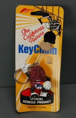 Vintage California Raisins Key Chain New on Card | eBay