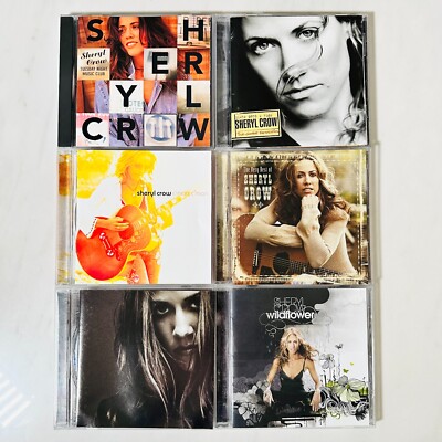 Sheryl Crow - Lot of 6 CDs - C'Mon - Wildflower - Tuesday Night - Self-Titled | eBay