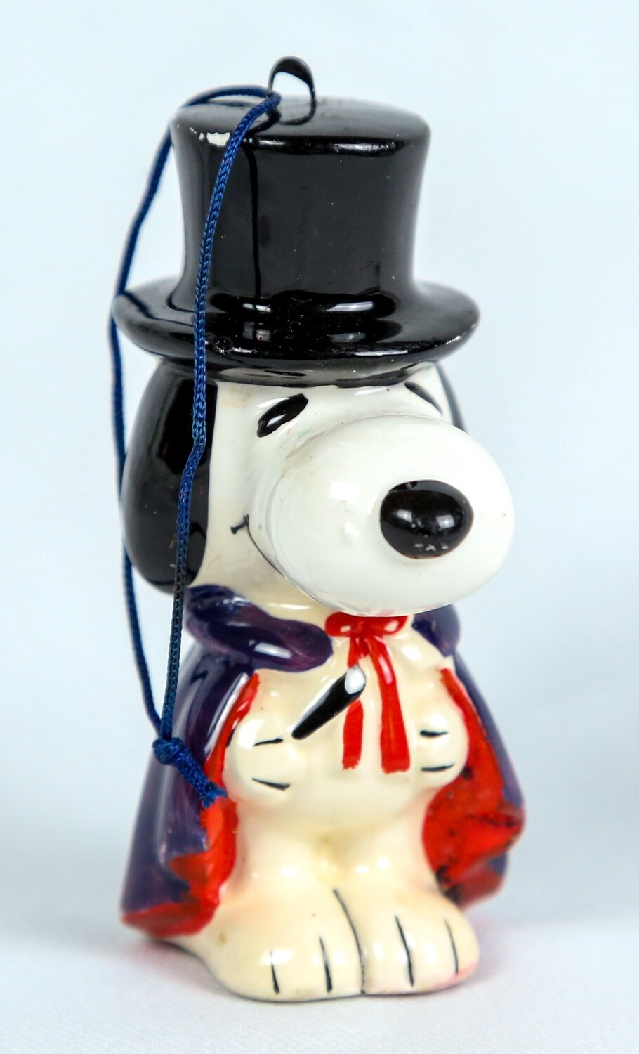 Vintage 1966 Ceramic Snoopy Magician Christmas Ornament 3” Tall Peanuts ...