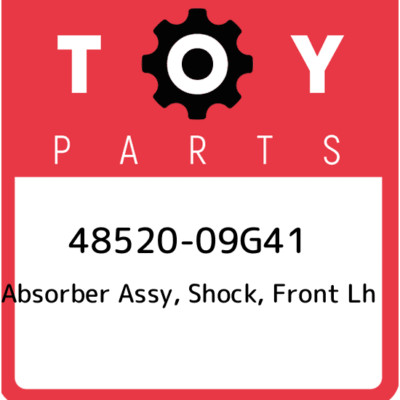 48520-09G41 Toyota Absorber assy, shock, front lh 4852009G41, New ...