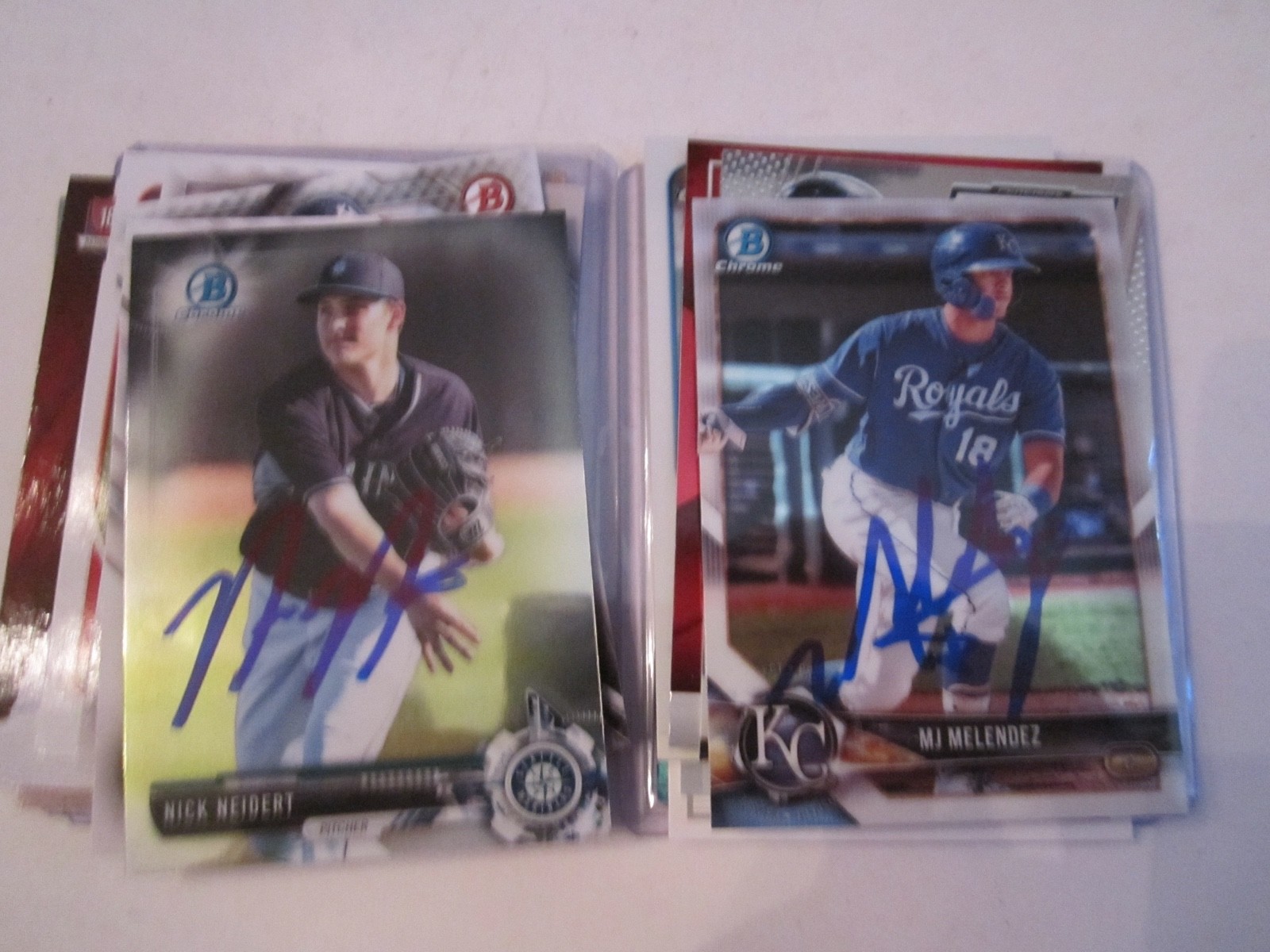 25 AUTOGRAPHED BASEBALL CARDS - UNSEARCHED - MINT CONDITION - LOT 4 ...