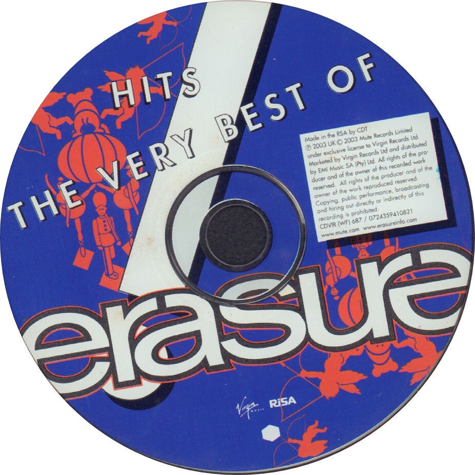 ERASURE - Hits! The Very Best Of - Out of Print South African CD ...