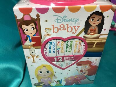 Disney Baby Princess - My First Library Board Book Block 12 Book Set ...
