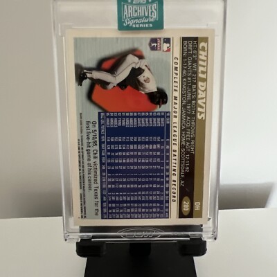 2024 Topps Archives Signature Series Chili Davis Auto 19/99 Angels | eBay