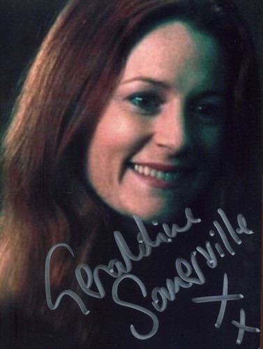 GERALDINE SOMERVILLE Signed Photograph - TV & Film Actress CRACKER ...