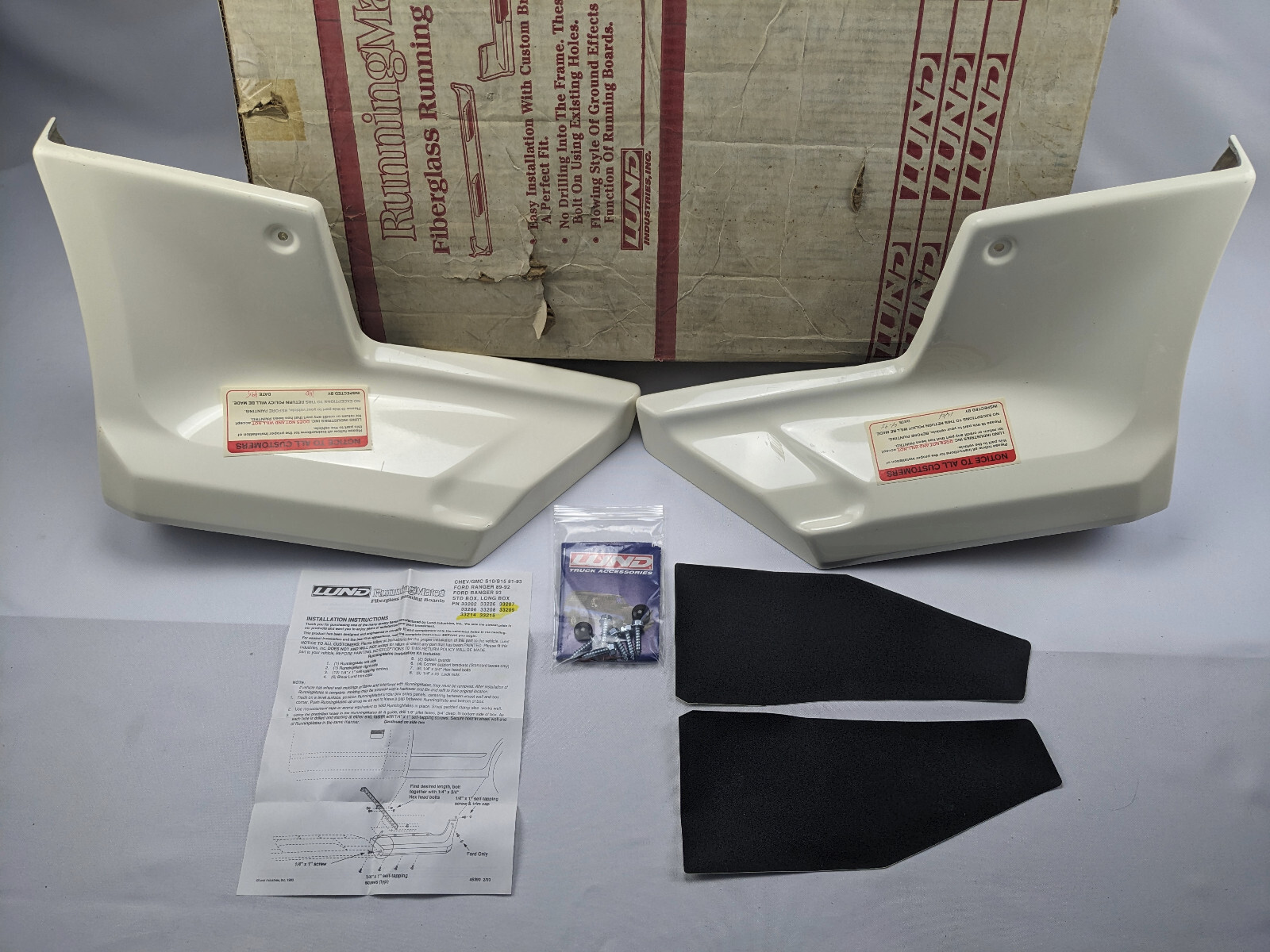 Lund 33207 Fiberglass Bed Running Boards for 1993-1995 Ford Ranger ...