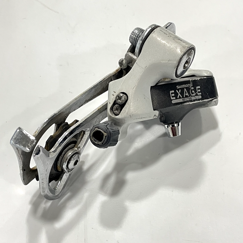 Vintage Shimano Exage ES Rear Derailleur RD-M520 MTB Triple Long Cage ...