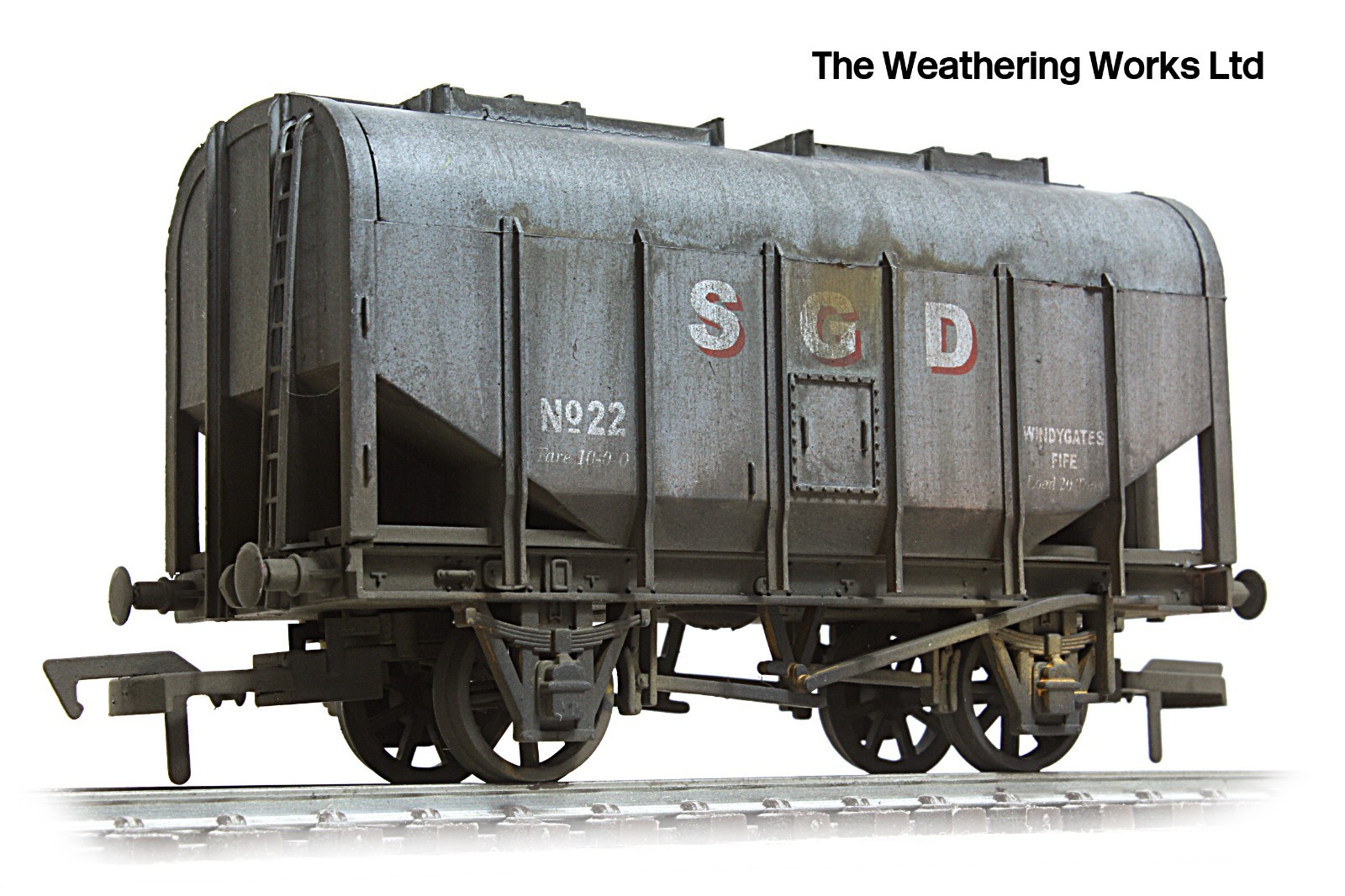 Boxed Dapol SGD Bulk Grain Carrier Hopper Wagon *PRO WEATHERED LOOK* | eBay