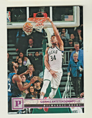 2019-20 Panini Chronicles PANINI PINK PARALLEL #125 GIANNIS ...
