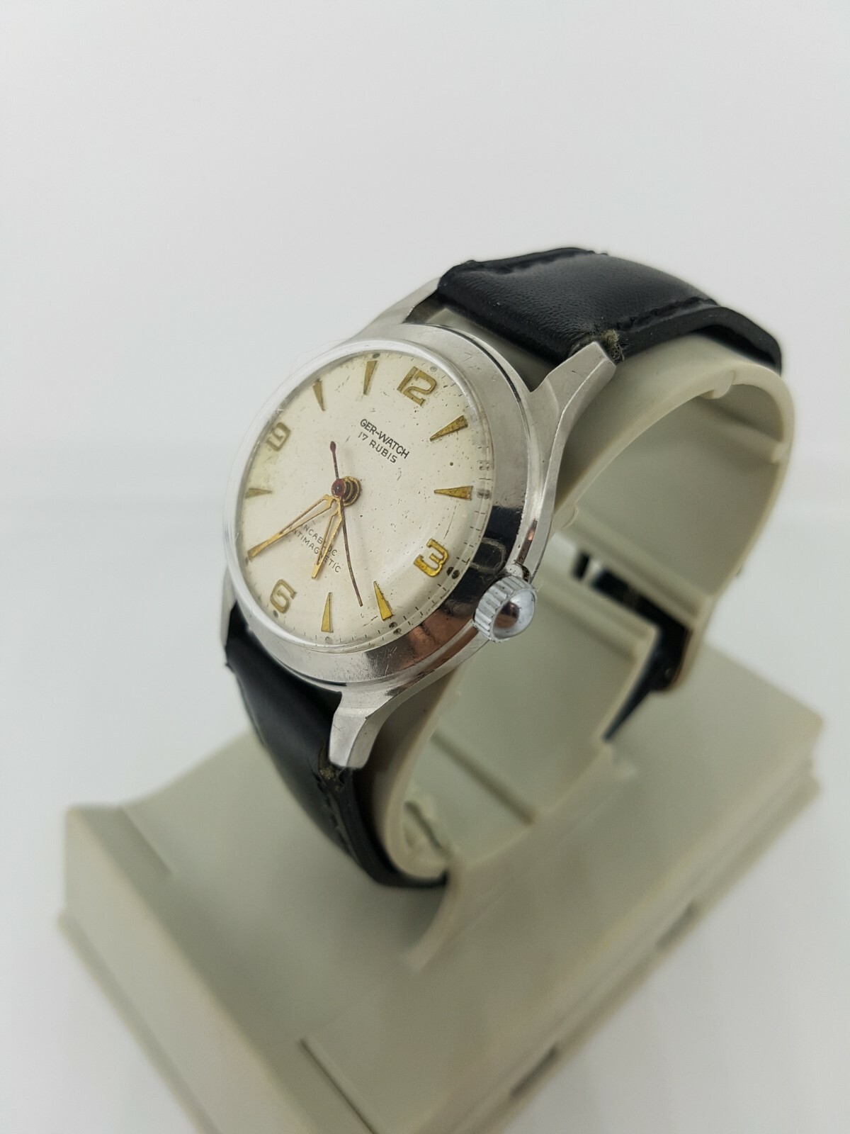 Vintage rare GER-WATCH analog manual-wind 17 jewels semag mov. | eBay