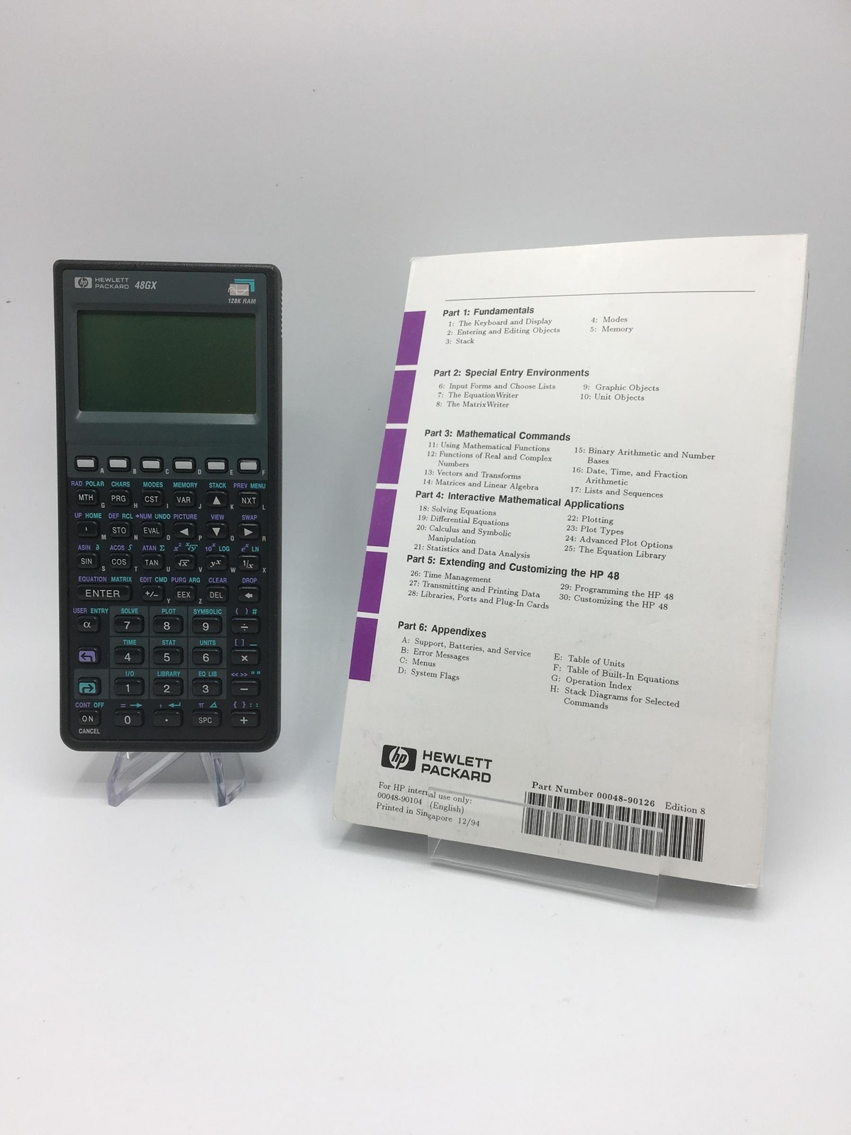 HP 48GX 128KB RPN Programmable Expandable Graphing Calculator | eBay