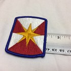 Military Patch Badge Army 347th Support Brigade Color Variant Tight Weave | eBay