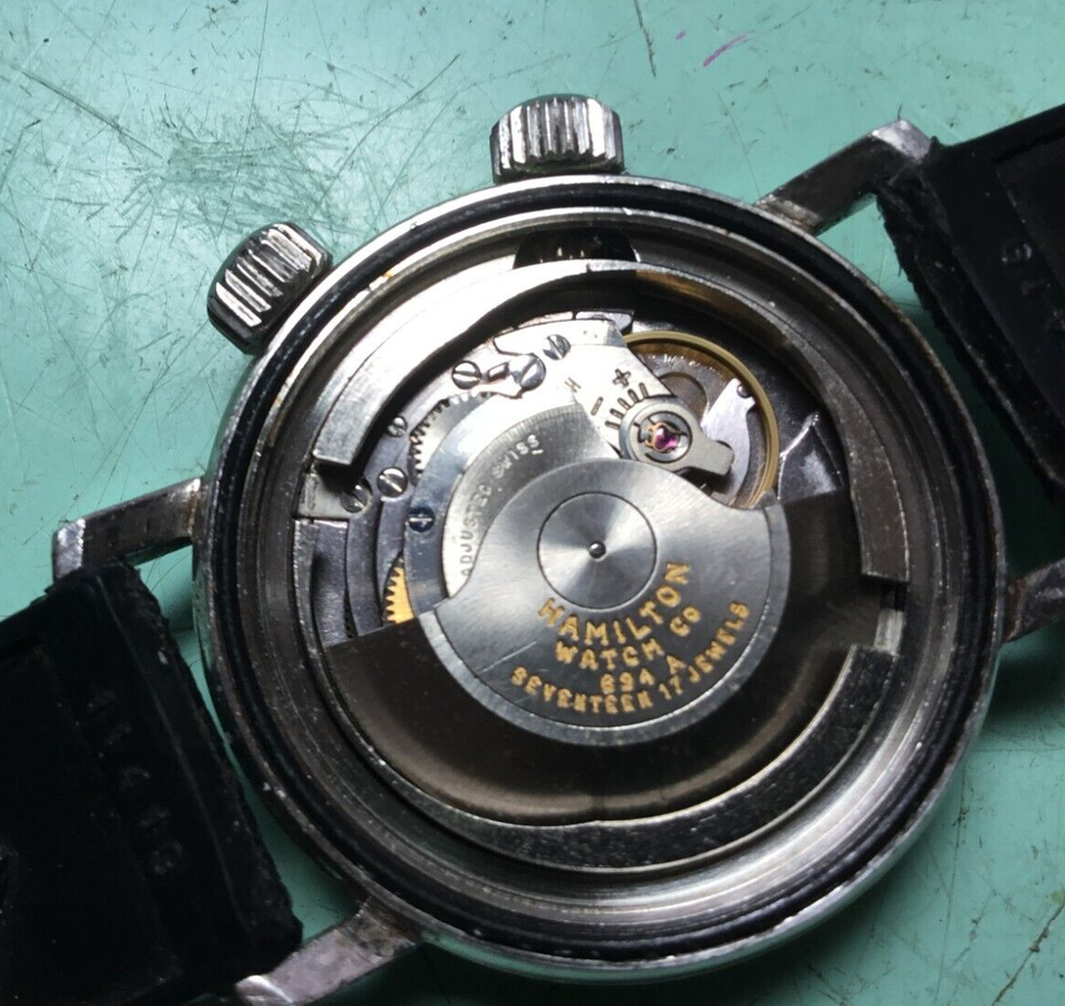VINTAGE HAMILTON SUPER COMPRESSOR 600 AUTOMATIC DIVER MODEL # 64040-3 ...