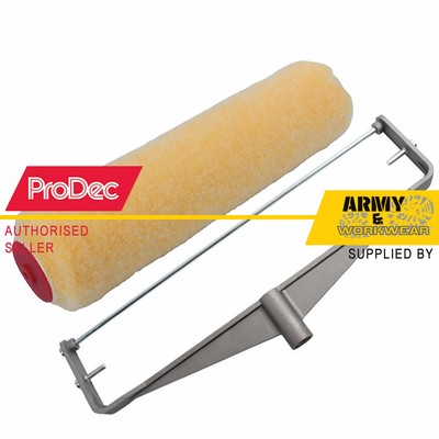 ProDec 12" Inch Long Pile Polyester Roller Paint Sleeve + Metal Double ...