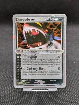 Pokemon Sharpedo EX 104/107 Ex Deoxys Rara Holo Played | eBay