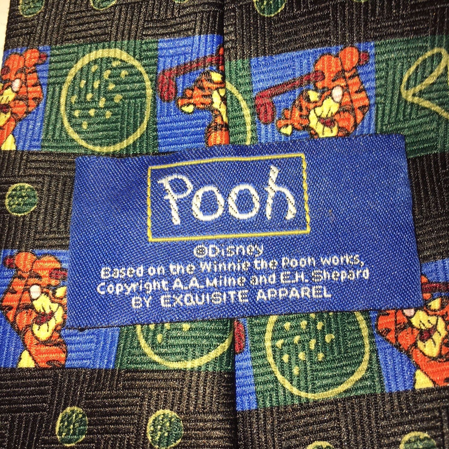 Tigger the Tiger Golf Tie Walt Disney Men's Necktie Tiger Winnie The ...