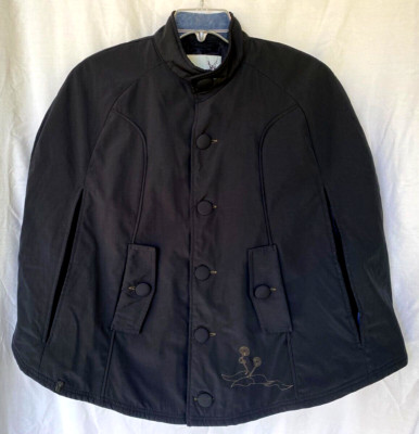 SKUNK FUNK..BLACK..PONCHO/ RAIN JACKET..EMBROIDERY..WOMEN 6 | eBay