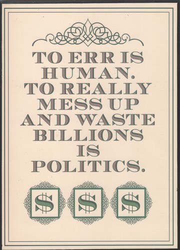 Comp. Wood Plaque: To Err Is Human. To Really Mess Up and Waste ...