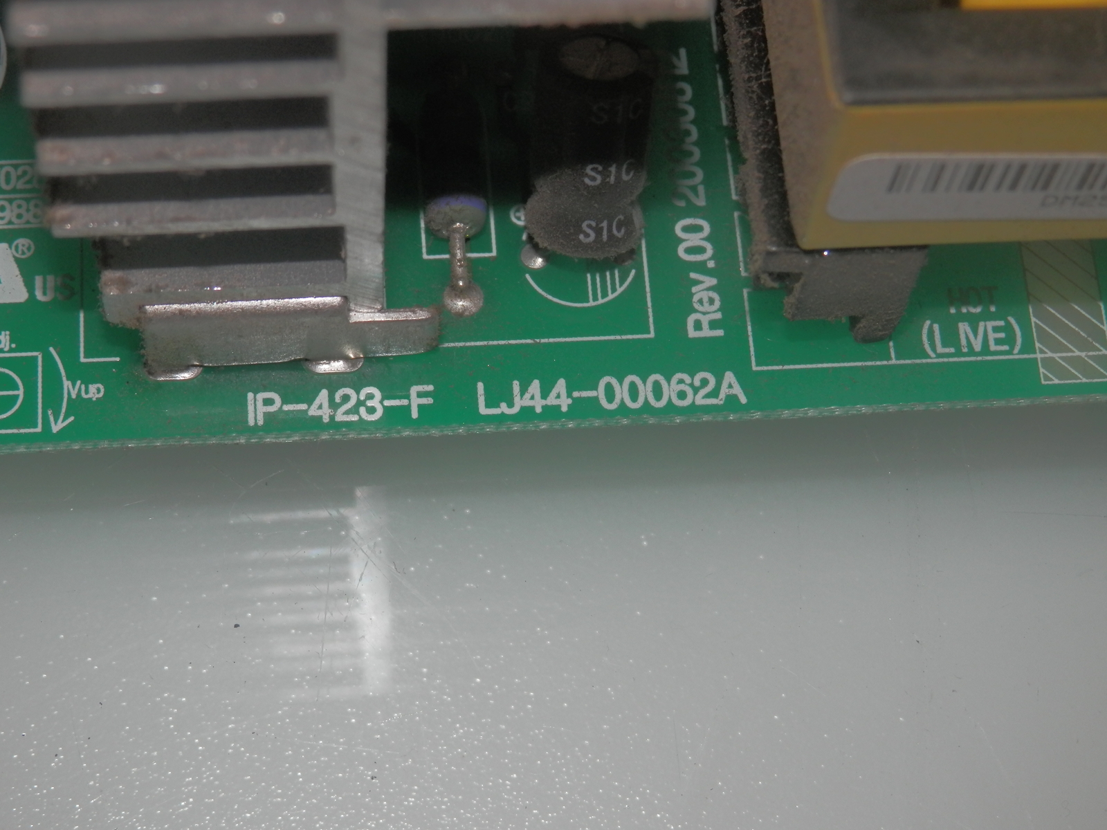 SYLVANIA 6842PEA SRPD442 VIDEO SMPS UNIT 1EDM10316 (LJ44-00062A, IP-423 ...