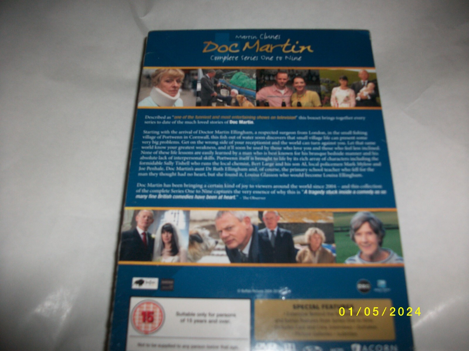 Doc Martin Series 1 to 9 Box Set (DVD, 2019, 18-Disc Set) for sale ...