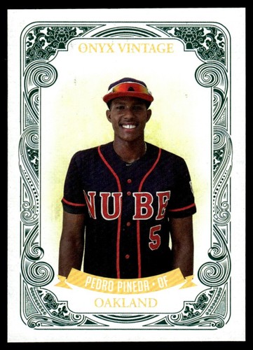 2021 Onyx Vintage #OVPP Pedro Pineda Oakland Athletics | eBay