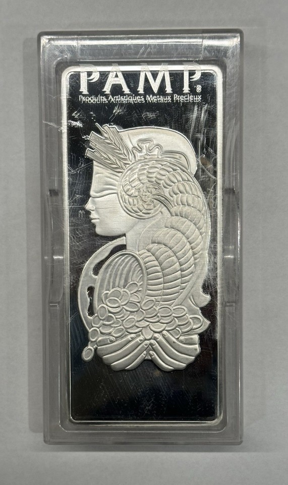 PAMP SUISSE 500 GRAM SILVER BAR 1/2 KILO 999 FINE BAR IN PLASTIC CASE ...