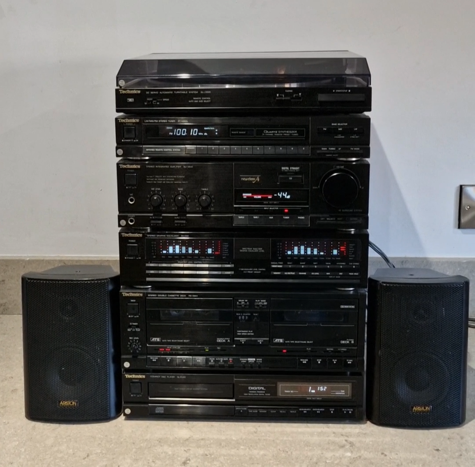 TECHNICS SH-E65 360 SERIES 2 x 7 SPECTRUM ANALYZER & GRAPHIC EQUALIZER VG COND | eBay UK