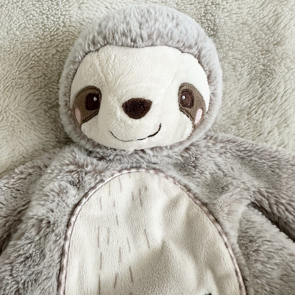Douglas Baby Sloth Sshlumpie Flat Plush Stuffed Animal 19" Infant Lovey ...