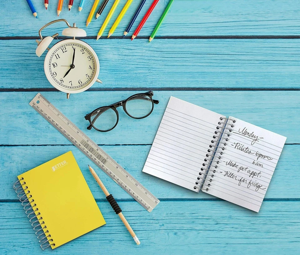 Better Office Products Fat Book Spiral Notebooks, 6 Pack, Small ...