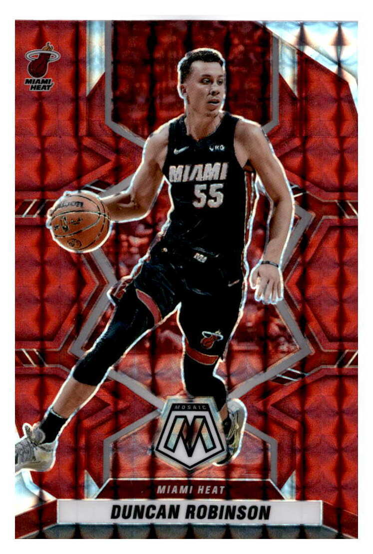 2021 Panini Mosaic Red Duncan Robinson 168 | eBay