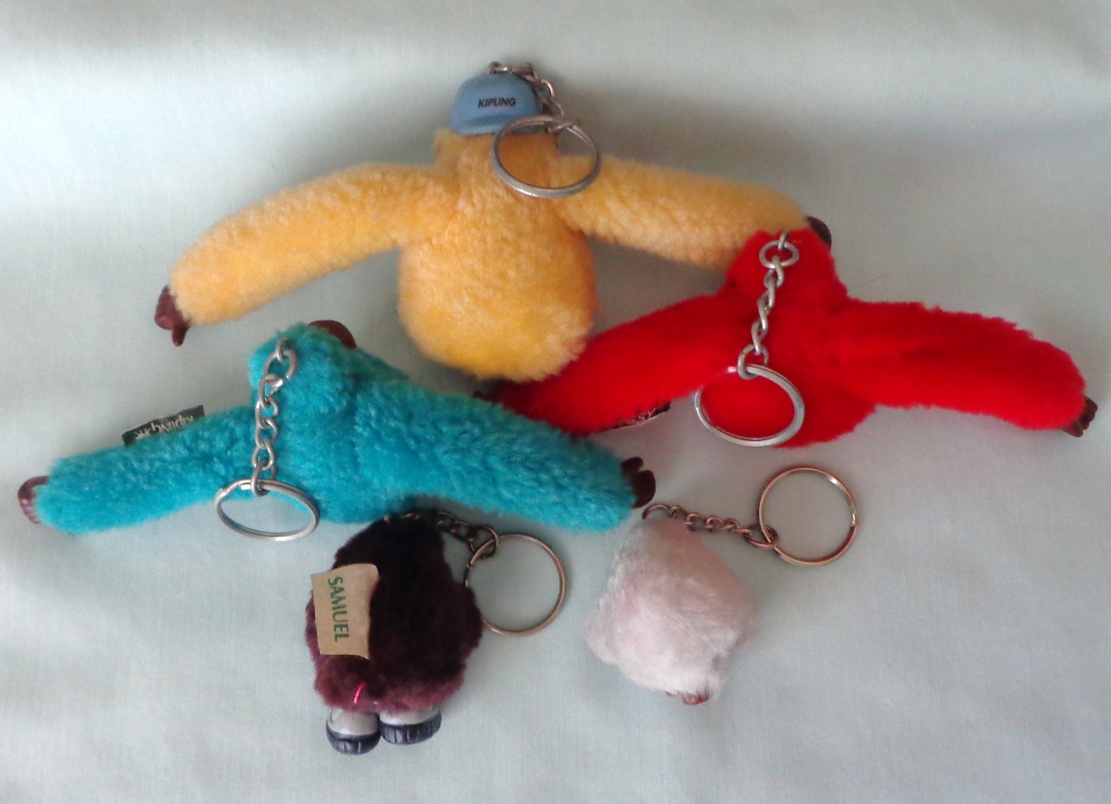 Kipling Bag Plush Monkey Thumb Sucking Key Ring KeyChain Charm Lot ...