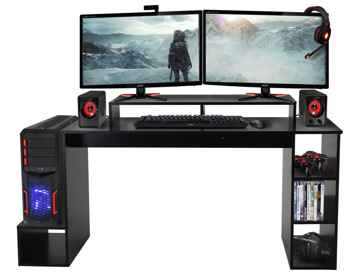Gaming Desk - Black | eBay