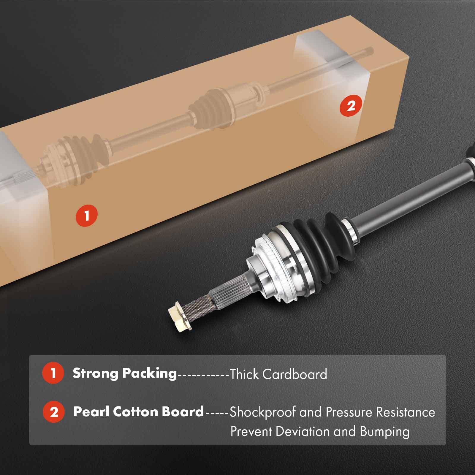 A-PREMIUM 2X FRONT DRIVE SHAFTS FOR FORD TRANSIT TOURNEO CUSTOM 218335 ...