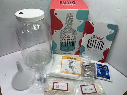 NIB Craft A Brew Grapefruit Hard Seltzer Brewing Kit Make Your Own Hard ...