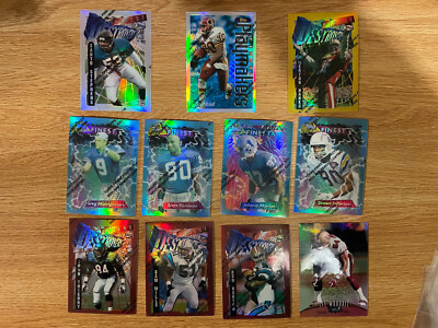 Topps Finest NFL Football Refractor Singles 1995 1996 1998 w/ Silver | eBay