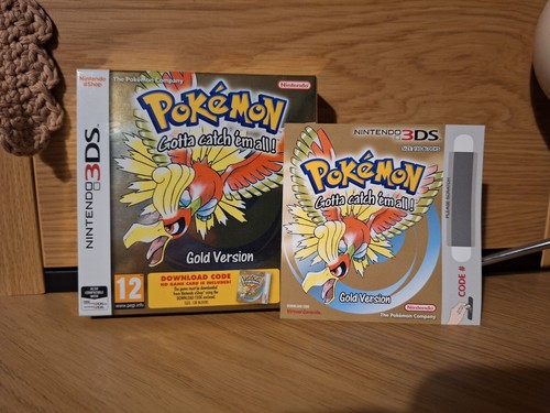 Pokemon Gold PAL DS - Complete Box UNUSED CODE | eBay