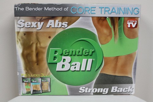 THE BENDER METHOD BENDER BALL Core Abs Back Training Workout Kit 3 DVD ...