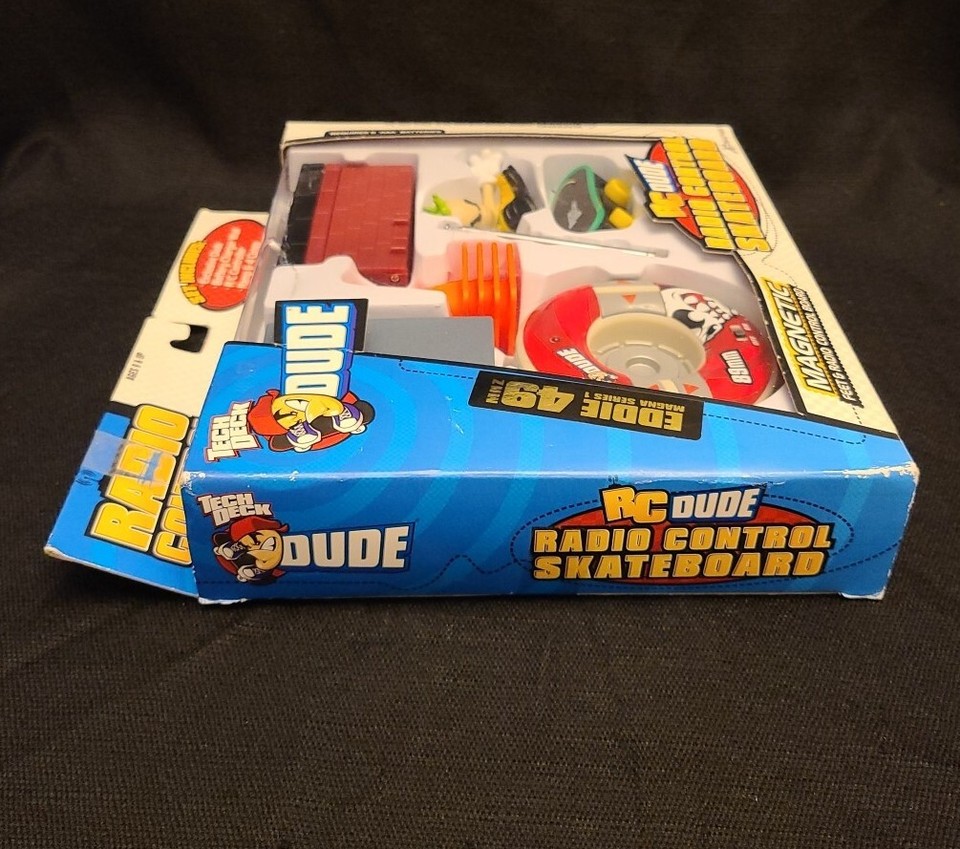 RARE Tech Deck Dude Radio Control Skateboard RC Dude Billy Sumo Eddie ...