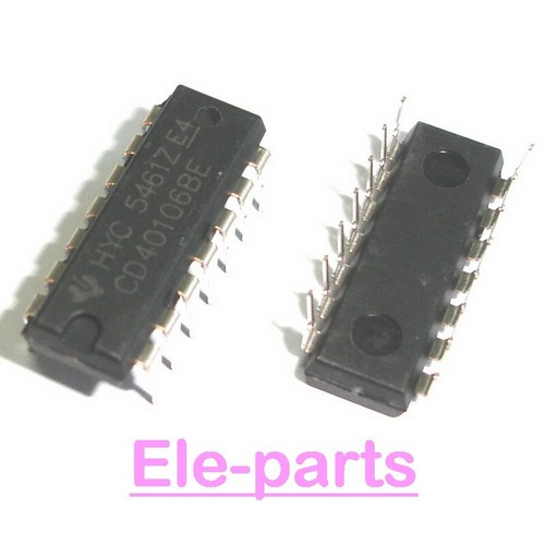 10 PCS CD40106BE DIP-14 CD40106 40106 Hex Schmitt Trigger Integrated ...