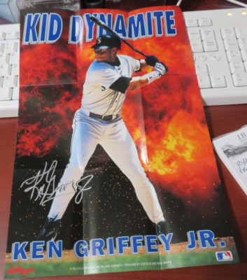 OS492 1993 KELLOGGS 13.5X9 POSTER KEN GRIFFEY JR KID DYNAMITE | eBay