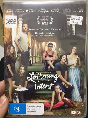 Loitering With Intent ex-rental region 4 DVD (2014 comedy drama movie ...