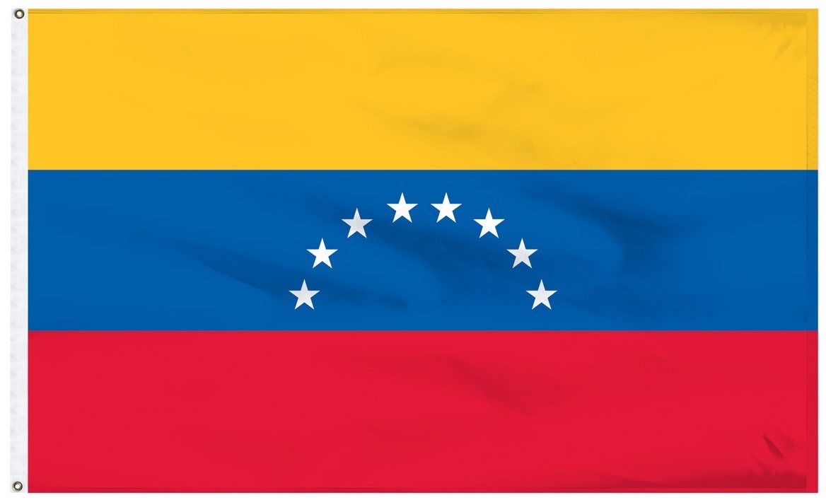 Venezuela Venezuelan 3' x 5' Flag w Grommets to Hang Pride Country ...