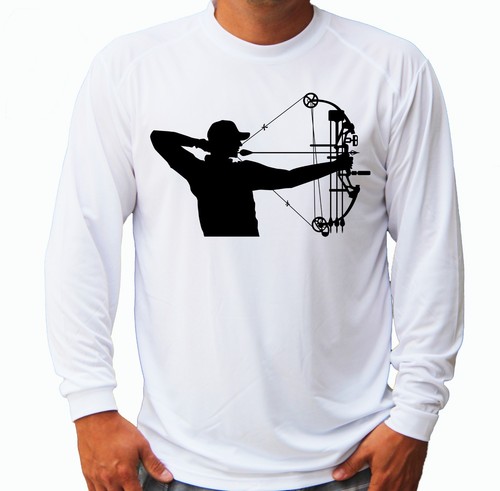 Bow Hunter Shadow Long Sleeve UPF 30 T-Shirt Fishing Boat Sport UV ...