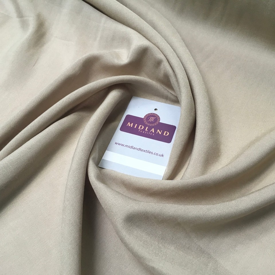 £2.99 Lightweight Plain Soft no-stretch spun Rayon fabric 58" MA815 ...