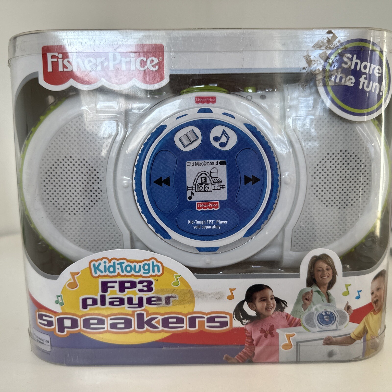 NIB Fisher Price FP3 Player Speakers Kid Tough 2006 Preschool Toy | eBay