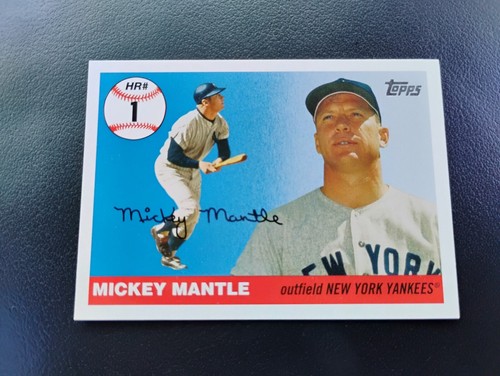 Mickey Mantle 2006 Topps NY Yankees Home Run History Insert Baseball ...
