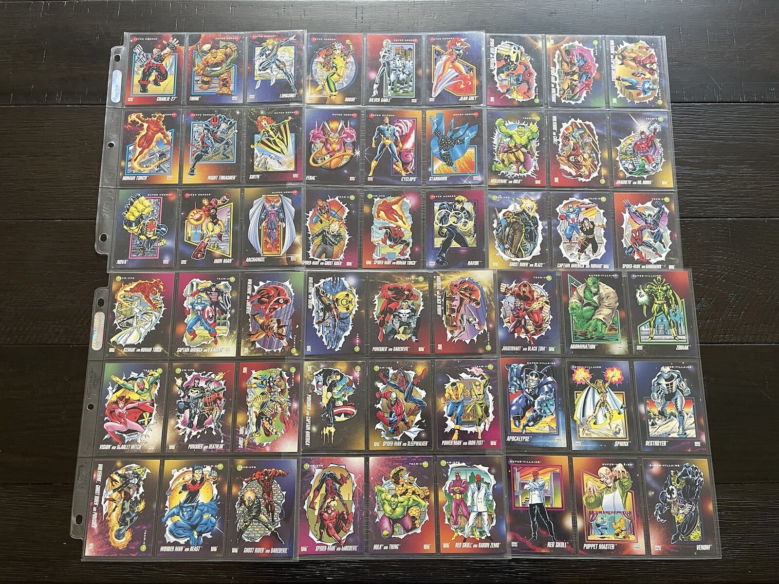 1992 Marvel Universe Series 3 Complete Set ~ 200 Base + 5 Bonus ...
