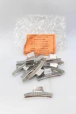 NOS Vintage Salon Diane Aluminum Finger Wave Clips (12 Count) #700 | eBay
